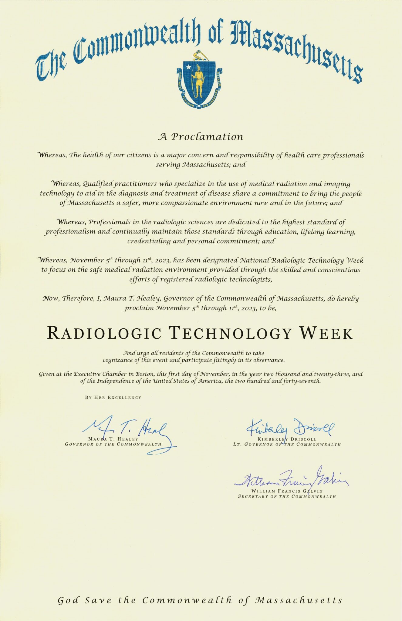 National Radiologic Technology Week | Massachusetts Society of ...