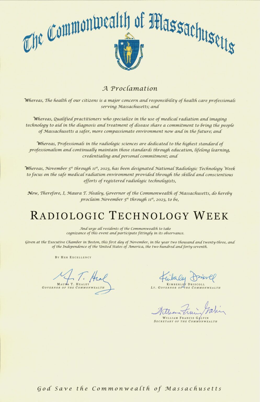 National Radiologic Technology Week | Massachusetts Society of ...